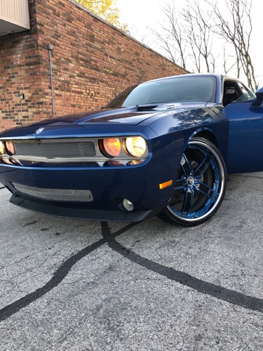 24 inch Custom Armani Forged Rims Blue And Black with Chrome | eBay