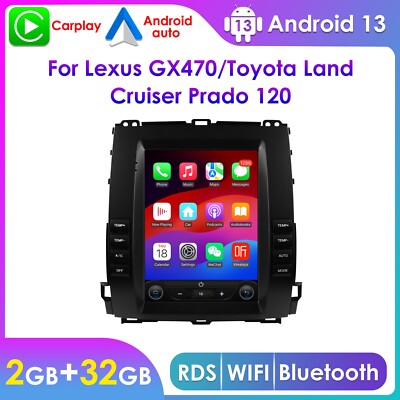 For 2002-09 Lexus GX470 9.7"Android 13 Carplay Stereo Radio GPS Head ...
