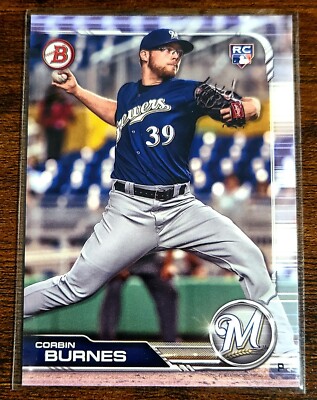 2019 Bowman Baseball Corbin Burnes RC #65 | eBay
