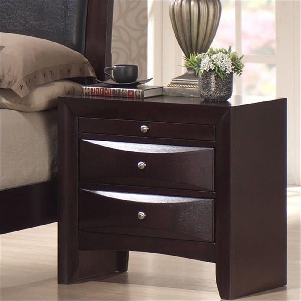 Picket House Furnishings Emily Nightstand in Merlot | eBay