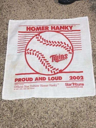 Minnesota Twins 2002 Loud And Proud Homer Hanky Star Tribune Rally ...