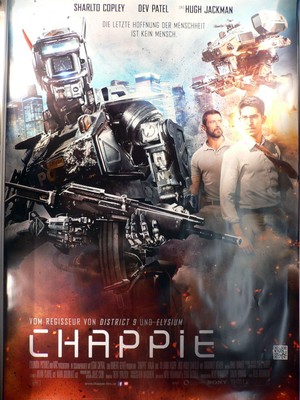 Chappie - Hugh Jackman - Sigourney Weaver - Filmposter 120x80cm gerollt | eBay.de