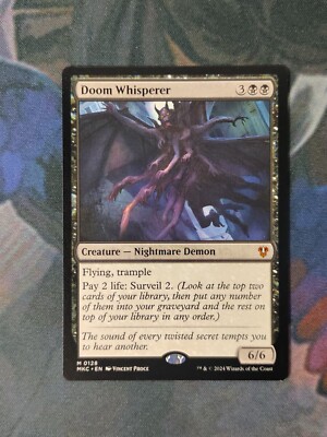 Doom Whisperer | 7% Off 2+ | Karlov Manor | NM | MTG | eBay