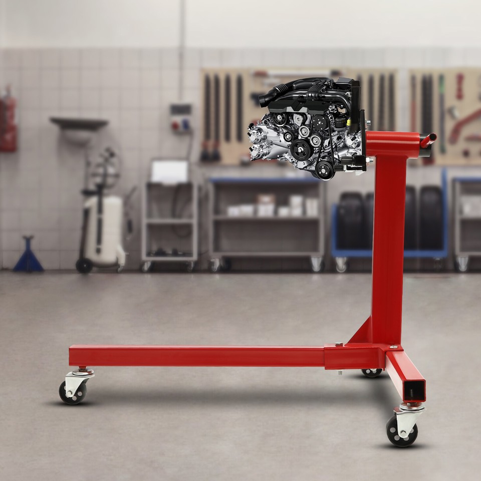 Vehicle Engine Block Stand 360 Degree Head 2000 LBS Folding Engine ...