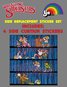 APRON Replacement Stickers for LJN Wrestling Ring - WWF WWE Custom | eBay
