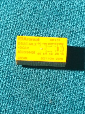 Relay DPDT, pcb mount, 5VDC two-coil latching, 60W or 125VA, 250VAC | eBay