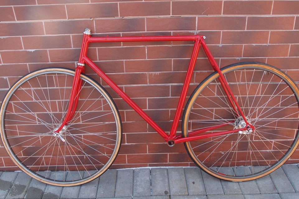 japanese road bike racing lugged steel frame set 55 cm Tange Seiki ...