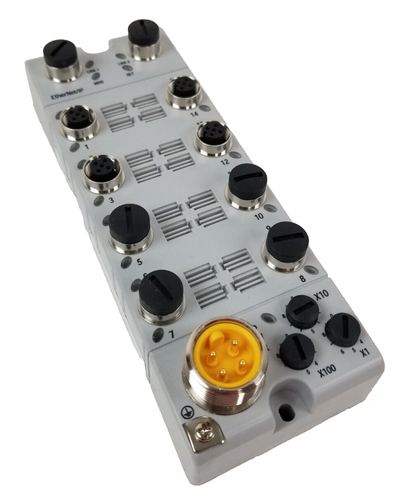 Allen-Bradley 1732E-16CFGM12R ArmorBlock 16 Point Configurable EtherNet ...