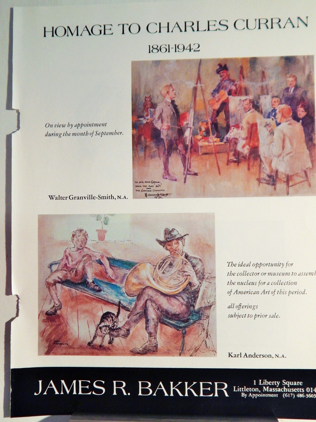 CHARLES CURRAN ART PIECE VTG ORIG 1975 ADVERTISEMENT | eBay