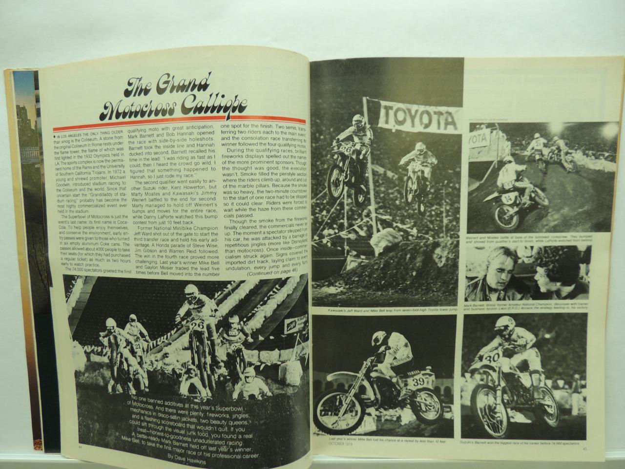 Oct 1979 Cycle Magazine BMW R100S Yamaha DT250F Maico 450 Magnum II ...