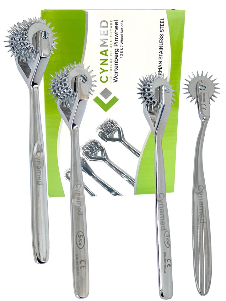 Wartenberg Neurological Pinwheel Set of 4 - 1,3,5, & 7 Head Spur ...