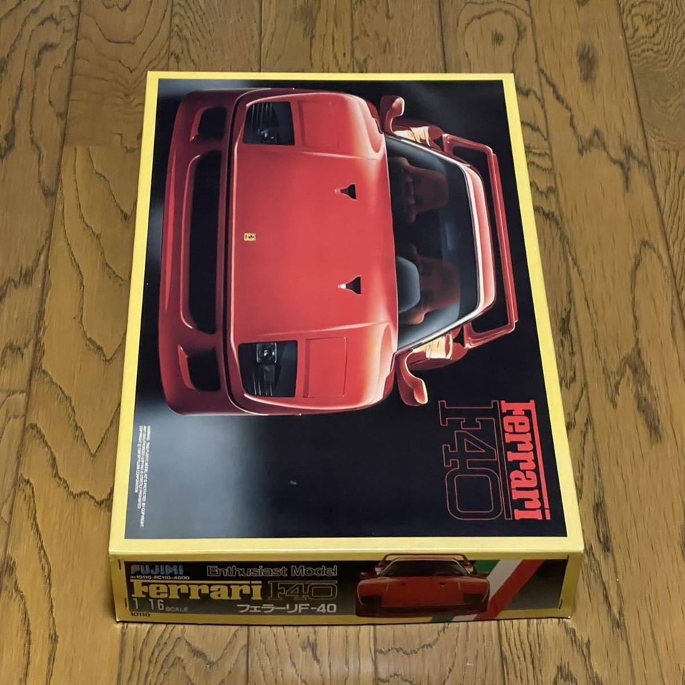 Fujimi Ferrari F 40 FUJIMI Ferrari F40 1/16 Plastic Model Extremely ...