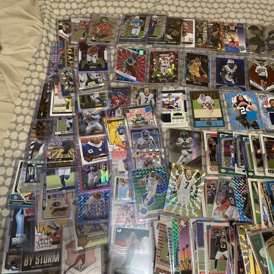 HUGE SPORTS CARD LOT!!! UNSORTED!!! ROOKIES, NUMBERED , PATCHES | eBay