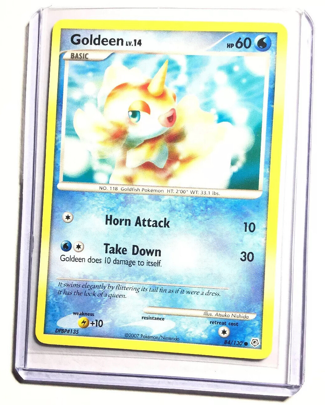 GOLDEEN - 84/130 - Diamond & Pearl - Common - Pokemon Card - NM | eBay