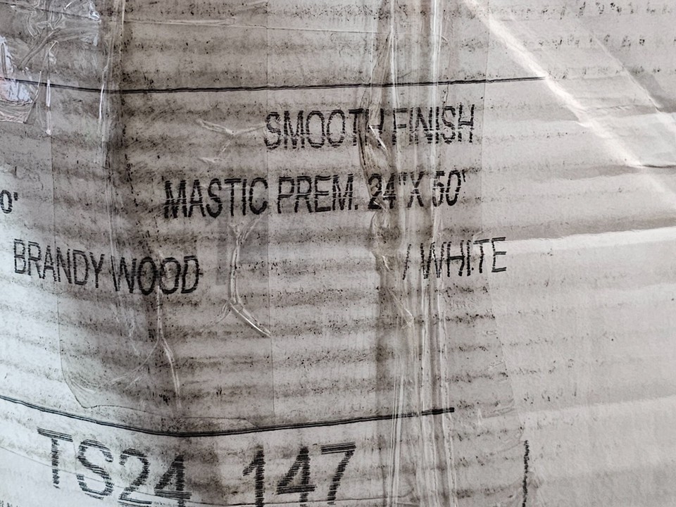 Mastic TS24 Trim Sheet Smooth Finish Coil 24” X 50’ Brandy Wood | eBay