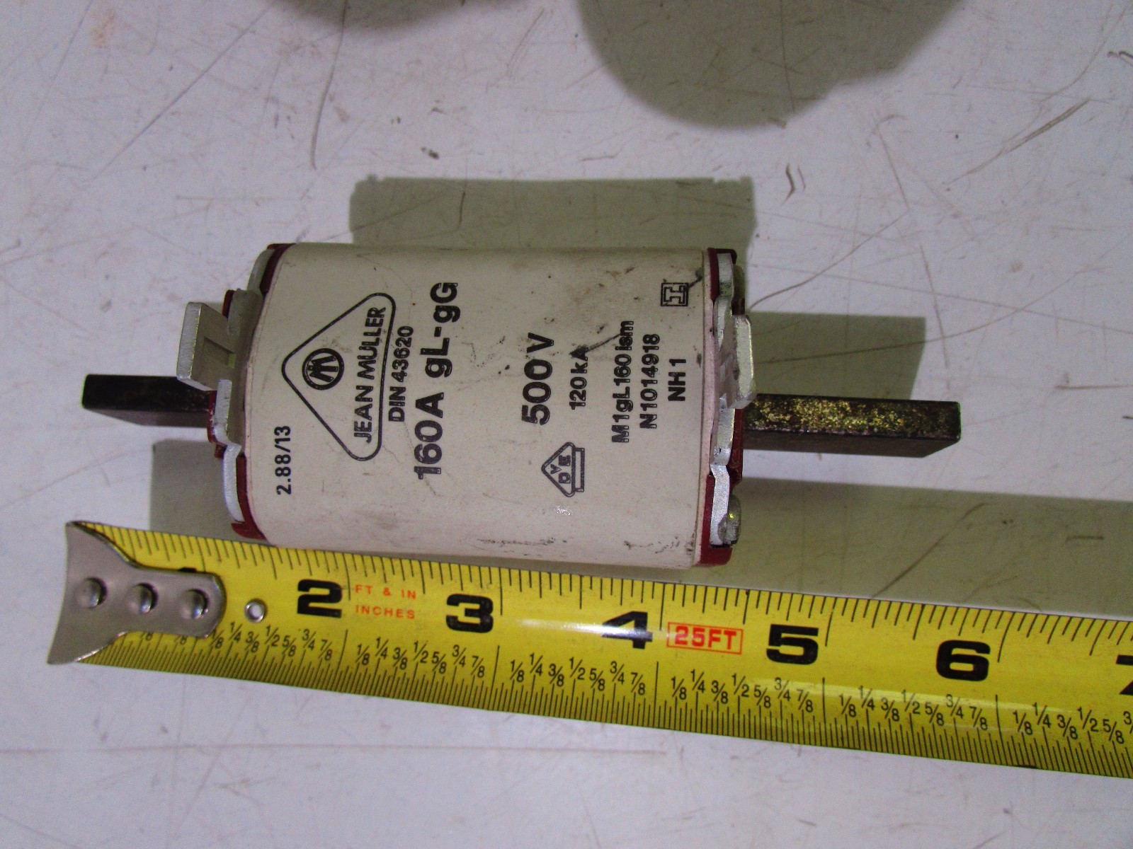 JEAN MULLER 160A GL-GG FUSE DIN 43620 500V 120KA **XLNT** | eBay