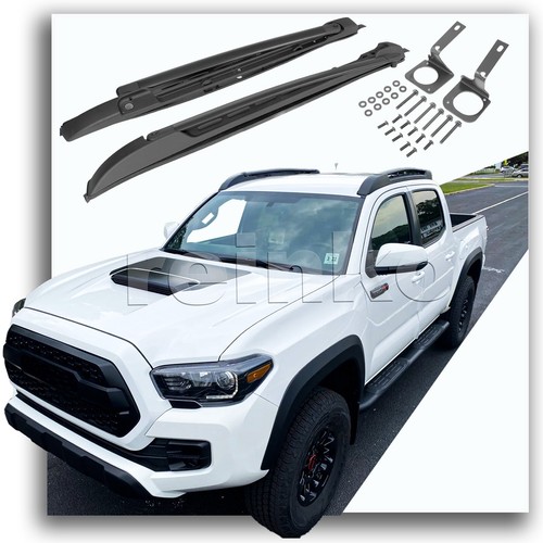 Fit For 2005-2023 Toyota Tacoma Double Cab Top Roof Rack Cross Side ...
