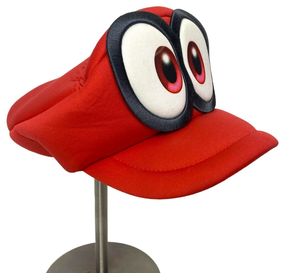 Super Mario Nintendo Odyssey Cappy Adult Cosplay Costume Hat Red 2017 ...