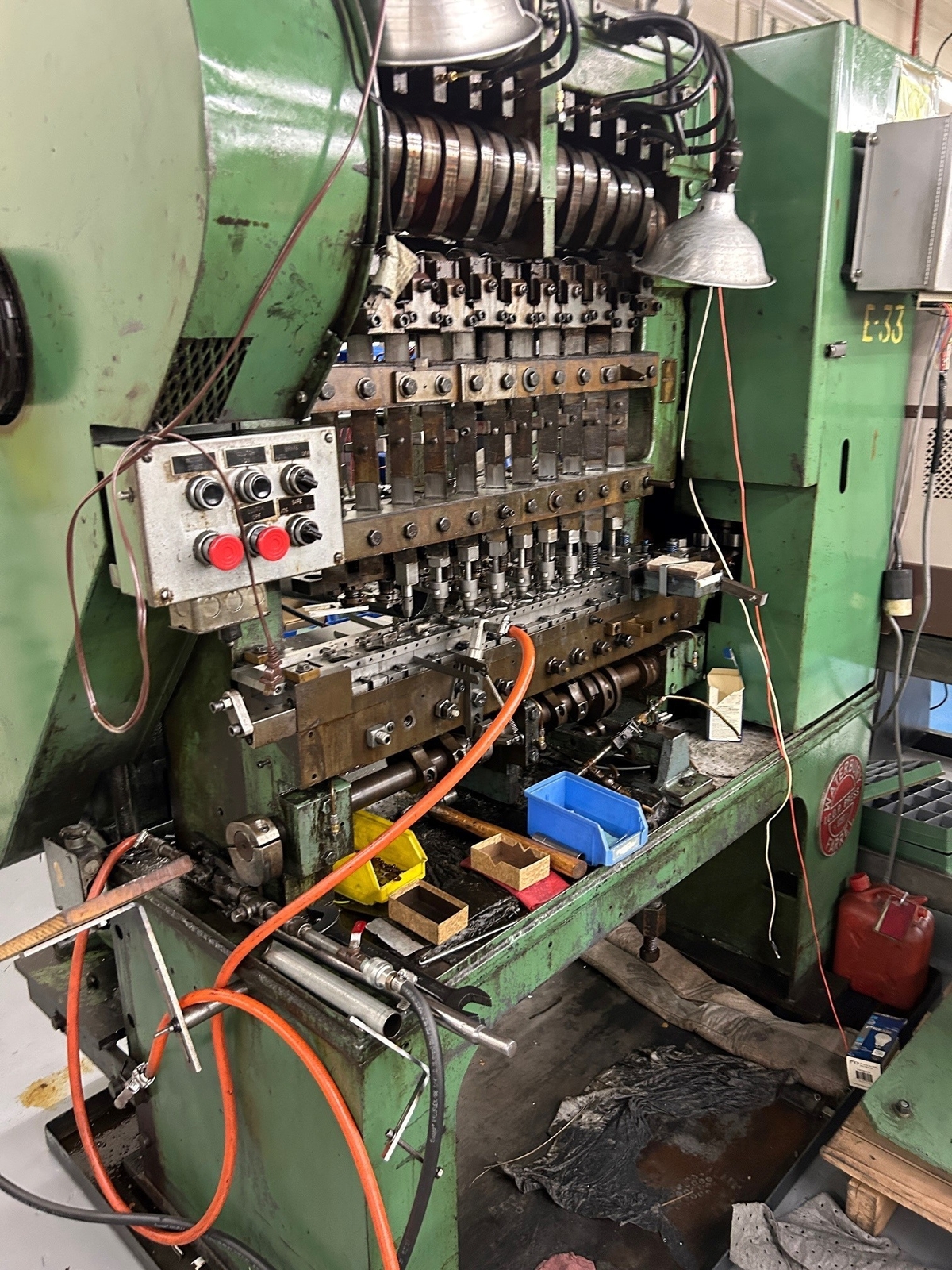 Waterbury Farrel 1010 ICOP Transfer Press with Electric Clutch Brake ...