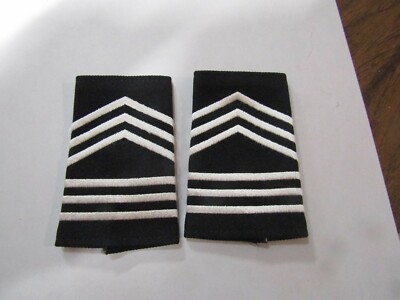 MILITARY INSIGNIA ARMY ROTC JROTC SHOULDER RANK SET OF 2 MASTER ...