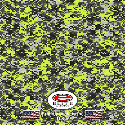 Digital Camo Yellow DECAL WRAP VINYL 52"x15" TRUCK PRINT REAL ...