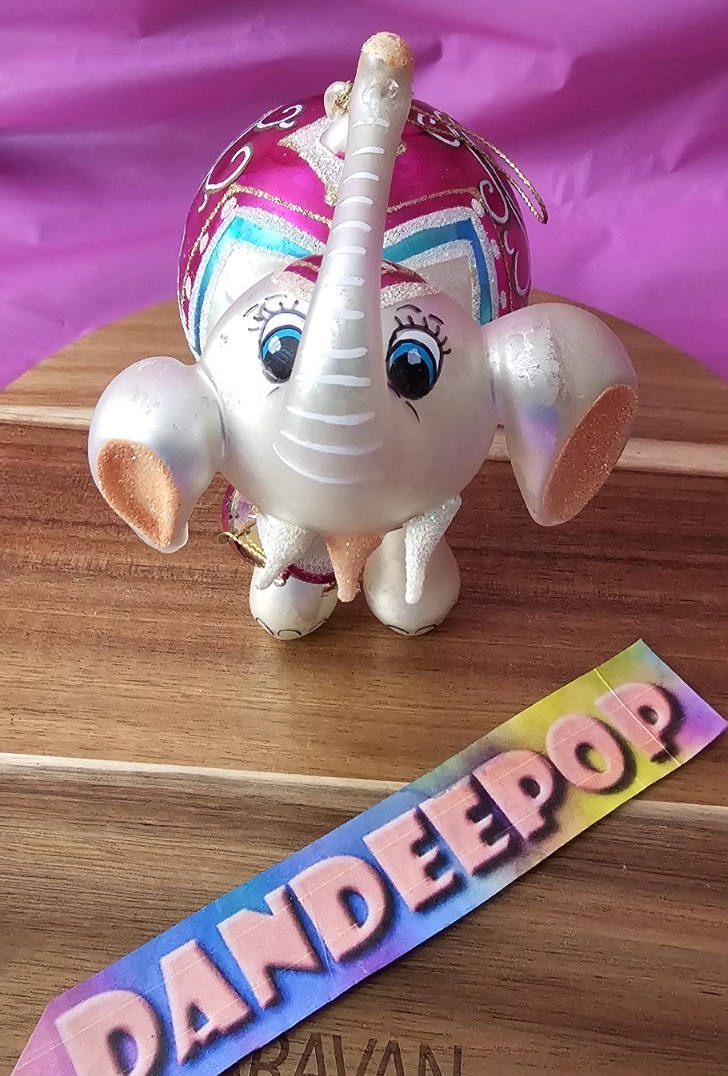 Christopher Radko Disney Jumbo Drummer Retired Elephant 1998 Glass Ornament | eBay