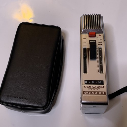 Grundig Stenorette 2000 Voice Tape Recorder Vintage *For Parts Or ...