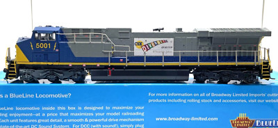HO BROADWAY LIMITED 5058 AC6000 CSX 5001 DCC SOUND HIGH DITCH LIGHTS ...