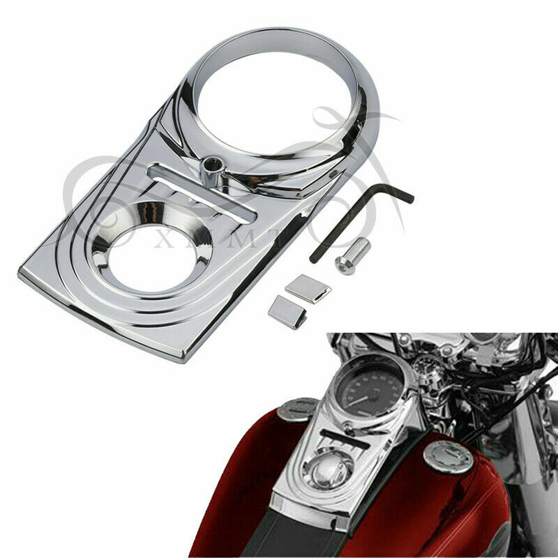 USA Dash Panel Insert Cover For Harley Dyna Wide Glide Softail Custom ...
