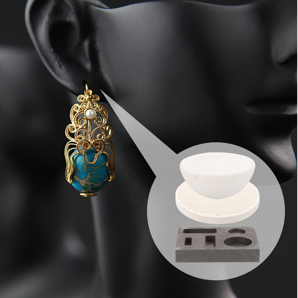 1Set Crucible Ingot Mold Metal Mold Melting Tool Ingot Mold for Casting ...