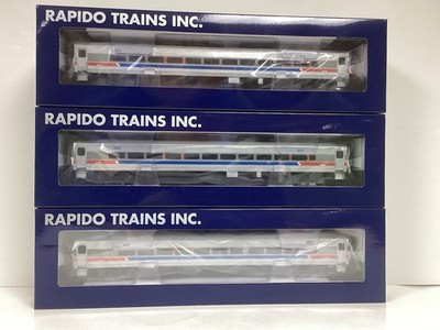 HO Rapido Trains #128517-1,2,3 Philadelphia Septa Comet Commuter 3 Car ...