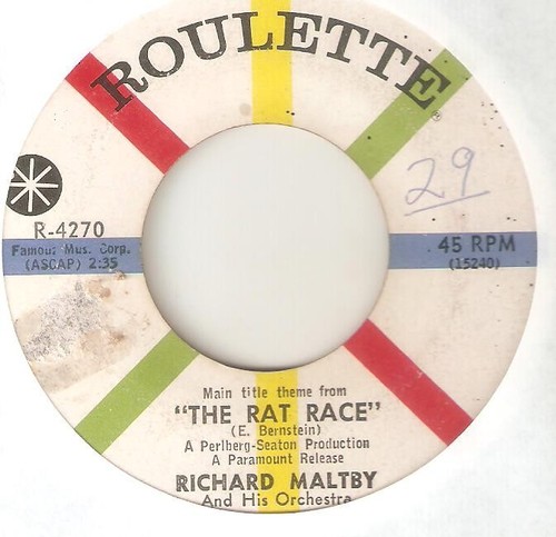RICHARD MALTBY The Rat Race ROULETTE NORTHERN SOUL USA 45 | eBay UK