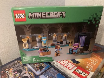 LEGO Minecraft The Armory 21252 203 Pieces Complete Set Box Age 7 ...