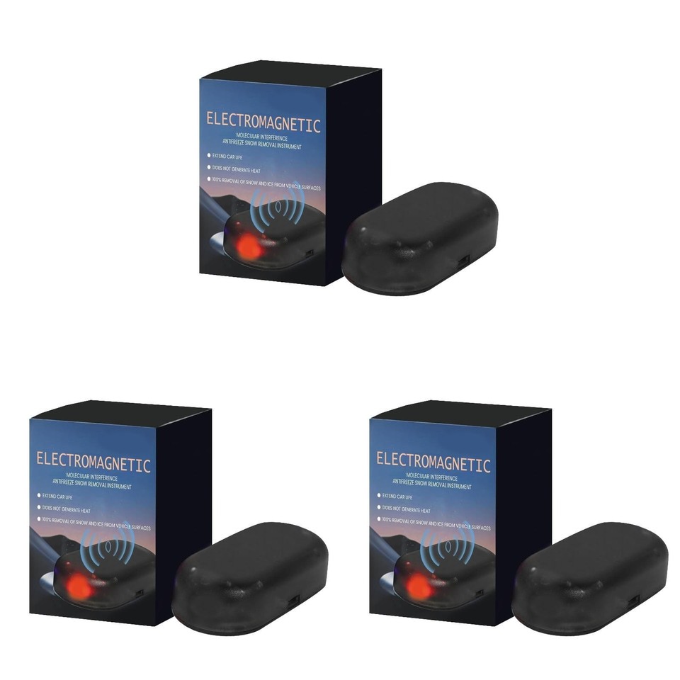 3X Car Electromagnetic Molecular Interference Antifreeze Snow Removal ...