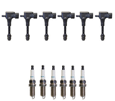 Denso 6 Ignition Coils & 6 IridiumLong Life Spark Plug 0.044 Kit For ...