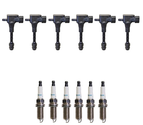 Denso 6 Ignition Coils & 6 IridiumLong Life Spark Plug 0.044 Kit For ...