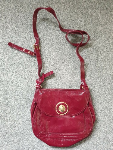 Great *Ri2k* burgundy patent leather cross body bag | eBay UK