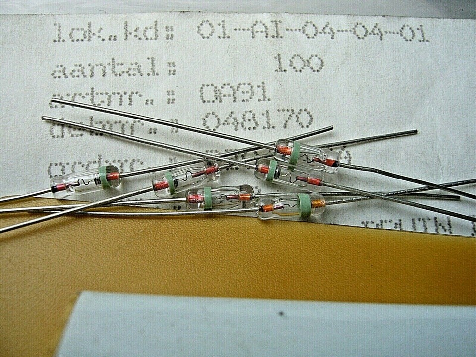 1X OA91 Genuine Philips Germanium Diode. Real Pedal Diode | eBay