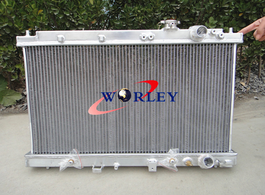 Aluminum Radiator FOR Honda Integra Acura DC2 B18 GSR RS LS AT/MT 1994 ...