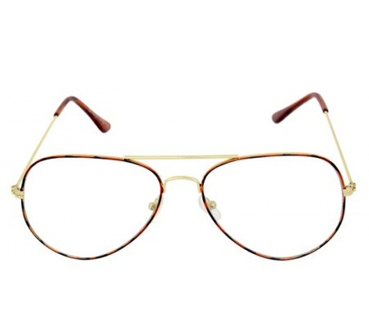 Photochromic Transition Aviator Metal Frame Eyewear Clear Lens Mens ...