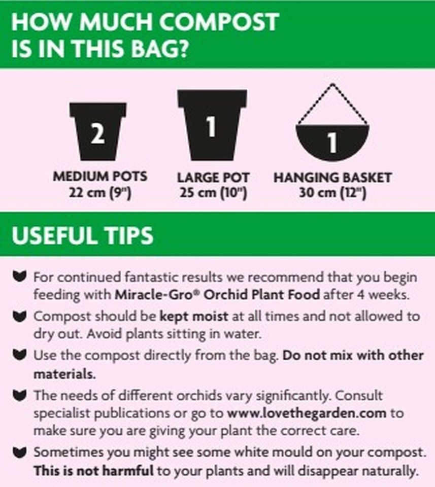 ORCHID COMPOST SOIL SPECIAL PLANTS PREMIUM PEAT FREE PLANT 6L 10L ...