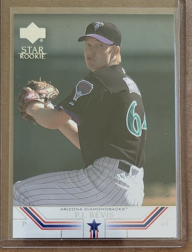 2002 Upper Deck Star Rookie #515 PJ Bevis Arizona Diamondbacks Baseball ...