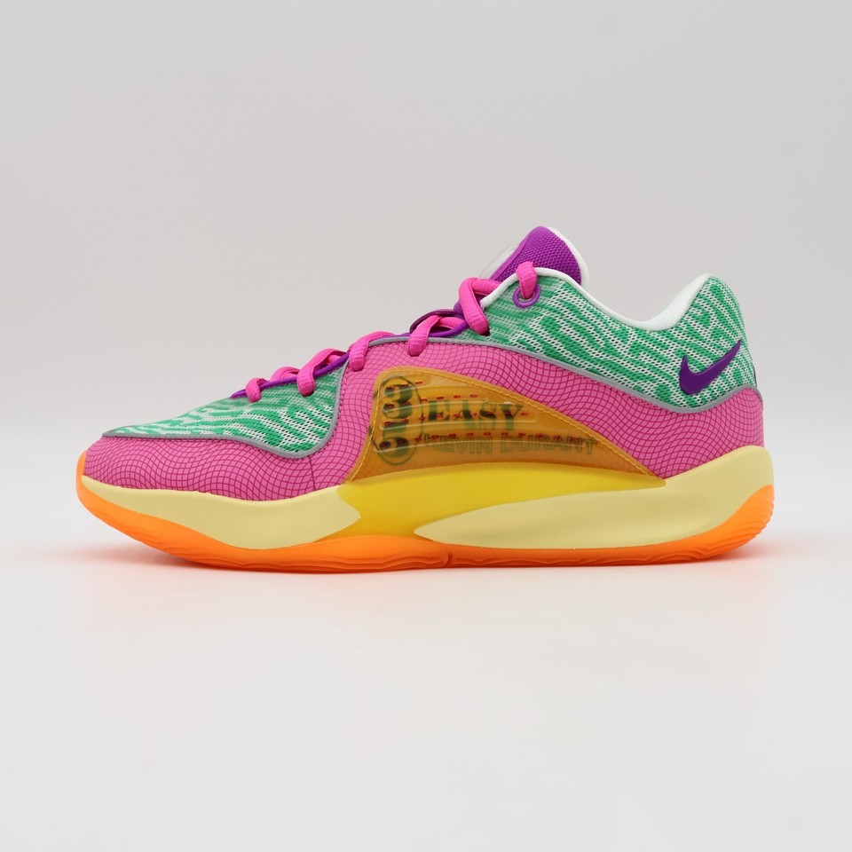 FJ4238-300 Nike KD16 ASW Stadium Green Barely Green Playful Pink Violet ...