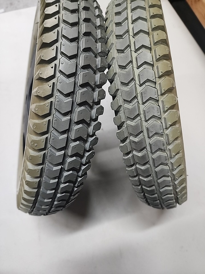 Invacare TDX SP Pr1mo Powertrax 3.00-8 Solid Filled Tires and Wheels ...