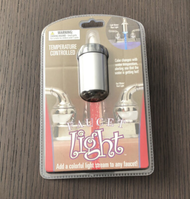 Hog Wild Faucet Light Temperature Controlled (Red/Hot Blue/Cold) New ...