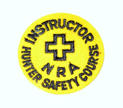 Vintage NRA Hunter Safety Course Instructor Patch - NOS | eBay