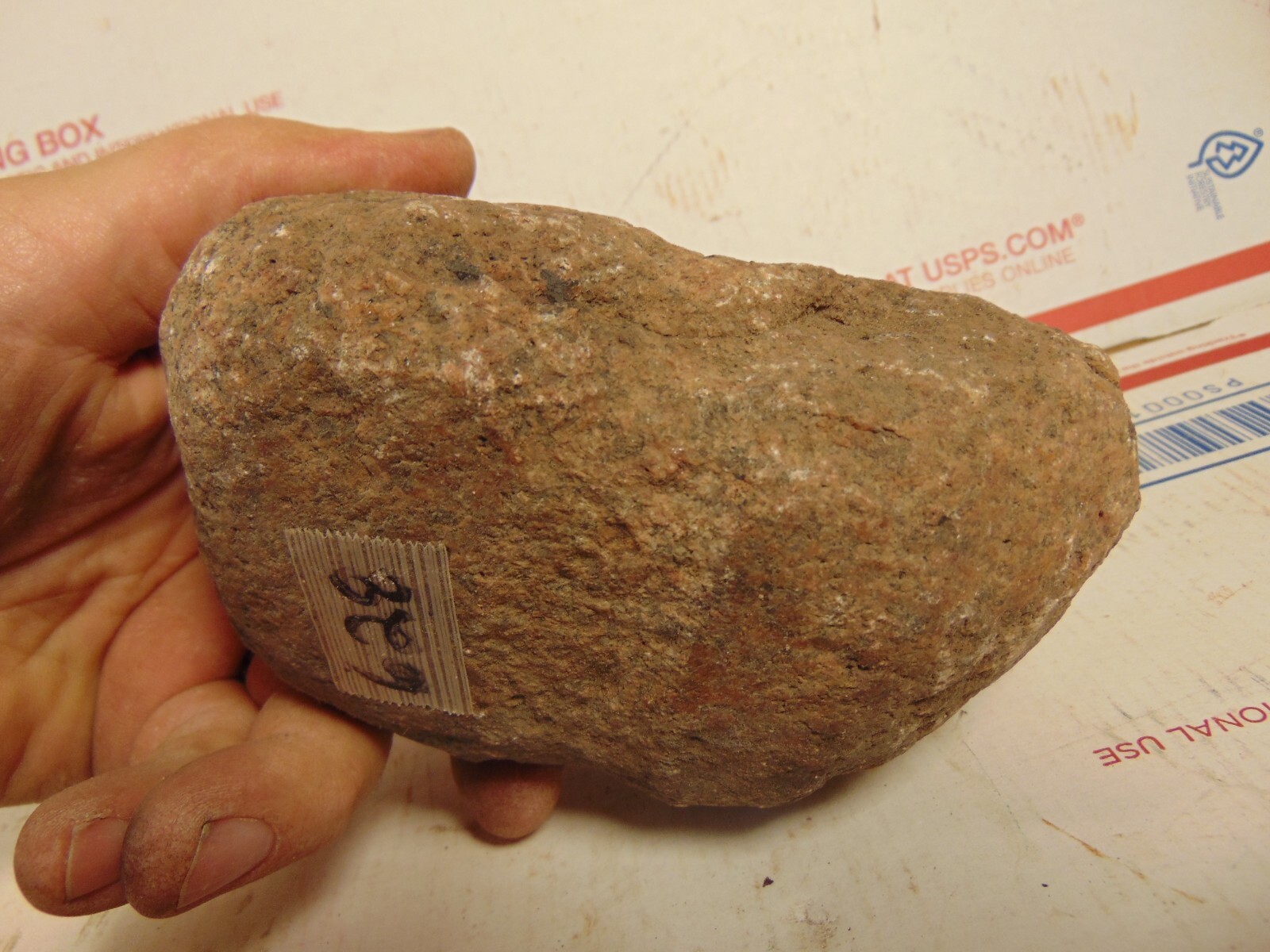 NATIVE AMERICAN PLAINS INDIAN ARTIFACT STONE HAMMER MAUL LARGE NICE ...