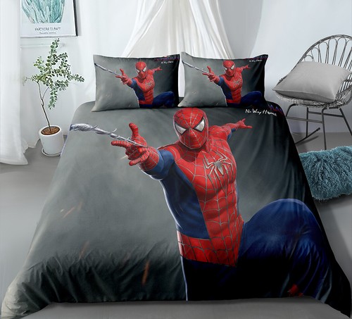 Spider Man Single/Queen/Doube/King Size Bed Duvet Quilt Covers Doona Cover Set | eBay