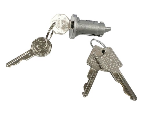 Ignition Switch Cylinder w/ Octagon GM Style Keys For 1966-1967 Chevy ...