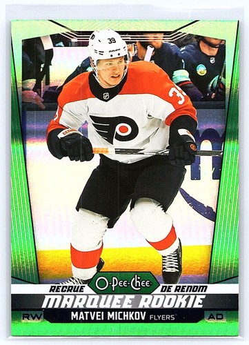 2024-25 O-PEE-CHEE Matvei Michkov ROOKIE RC RAINBOW GREEN /33 | eBay